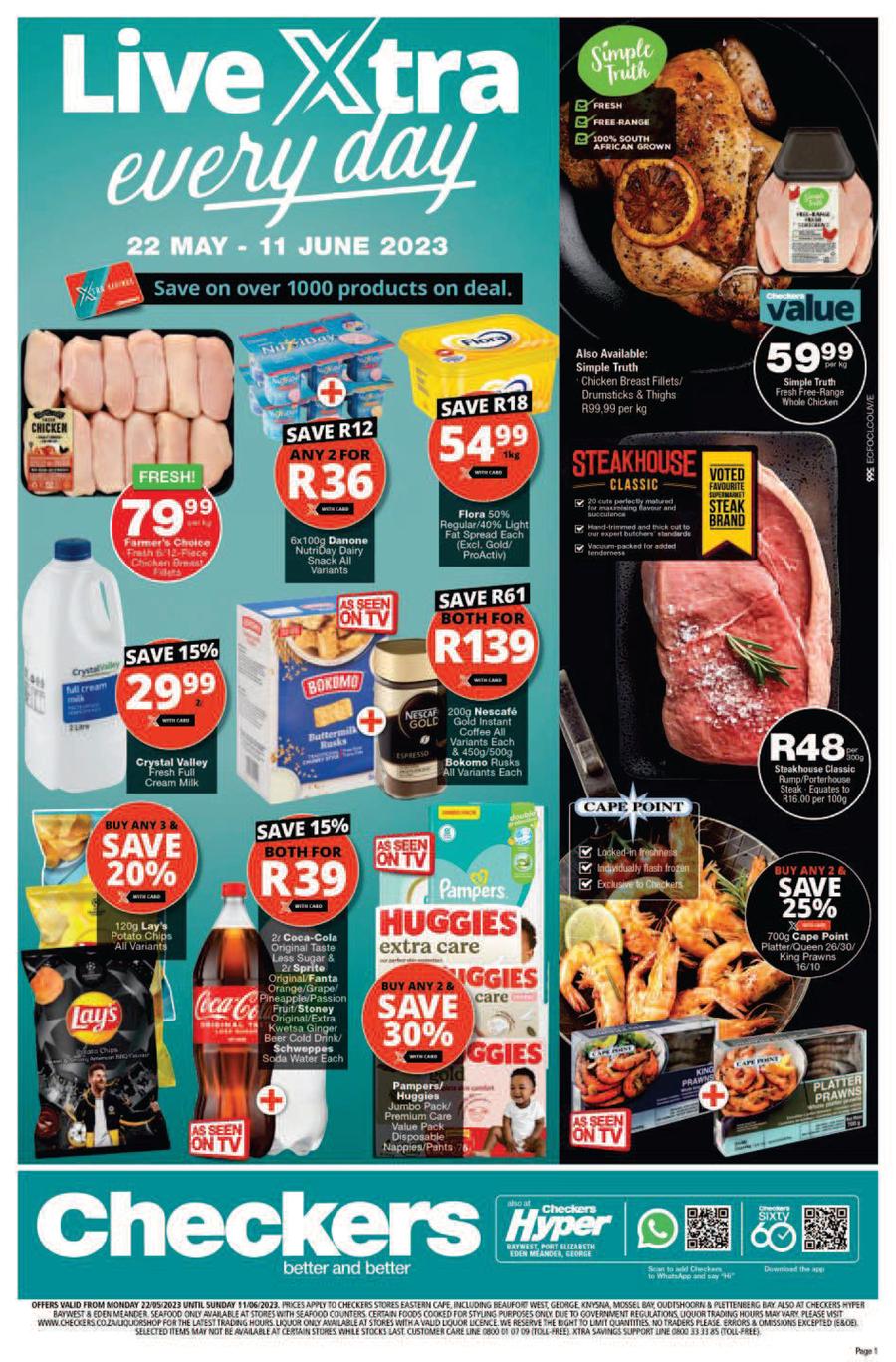 Checkers Eastern Cape : Live Xtra Every Day (22 May - 11 June 2023) — m ...