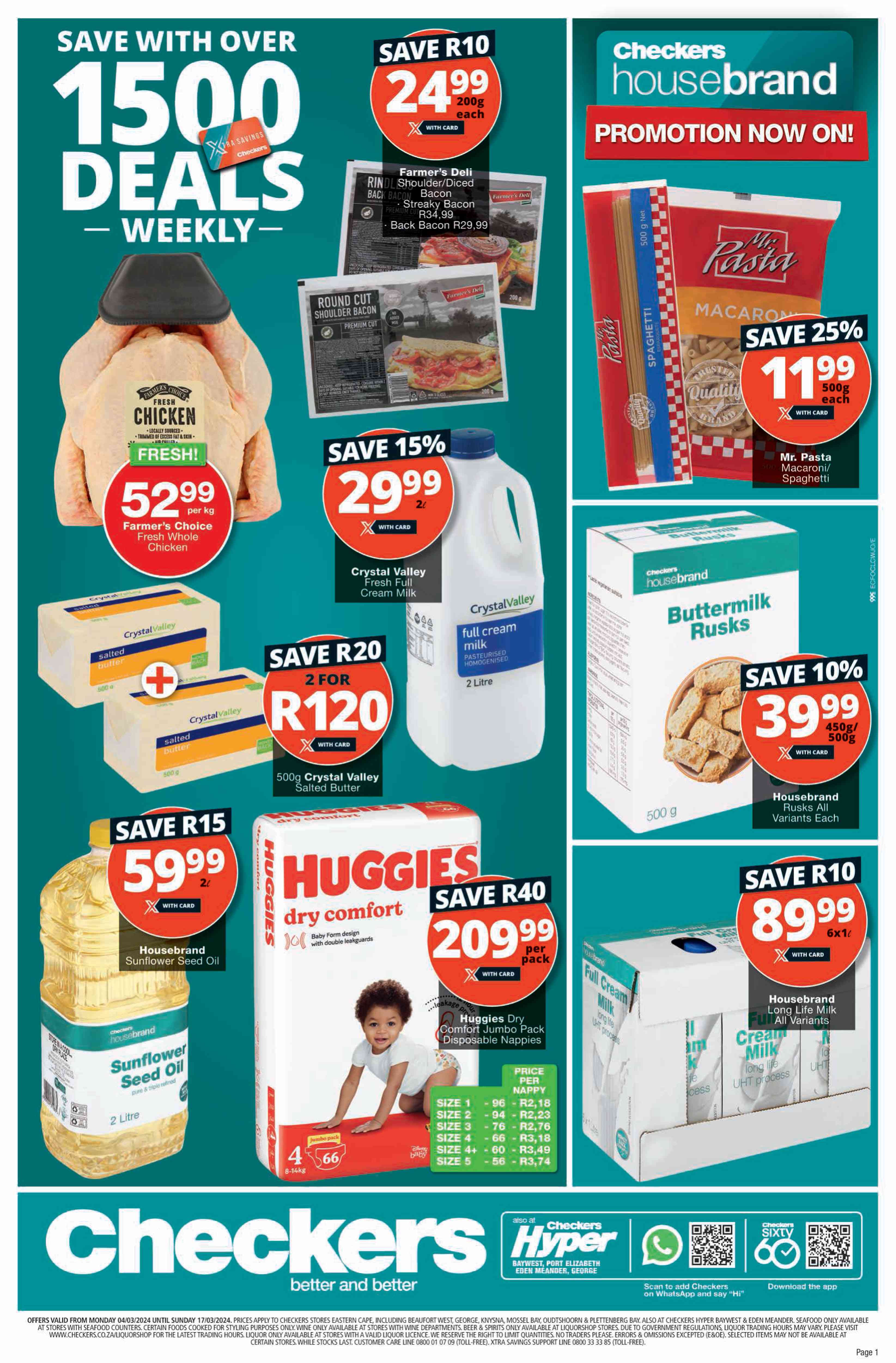 Checkers Eastern Cape : 1500 Deals Weekly (04 March - 17 March 2024 ...