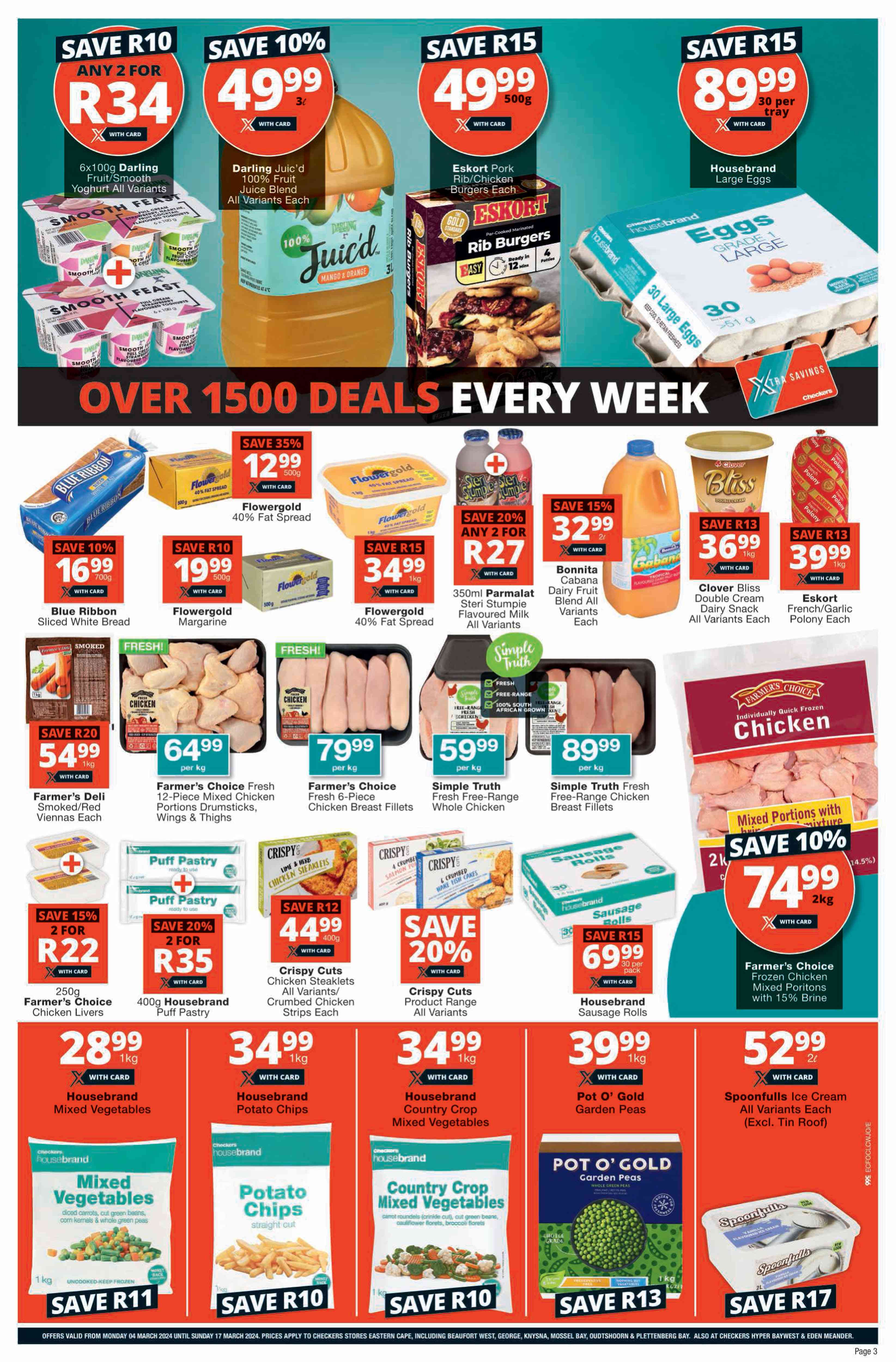 Checkers Eastern Cape : 1500 Deals Weekly (04 March - 17 March 2024 ...