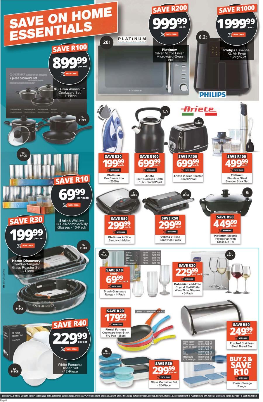 Checkers Eastern Cape : Xtra Savings (18 September - 8 October 2023 ...