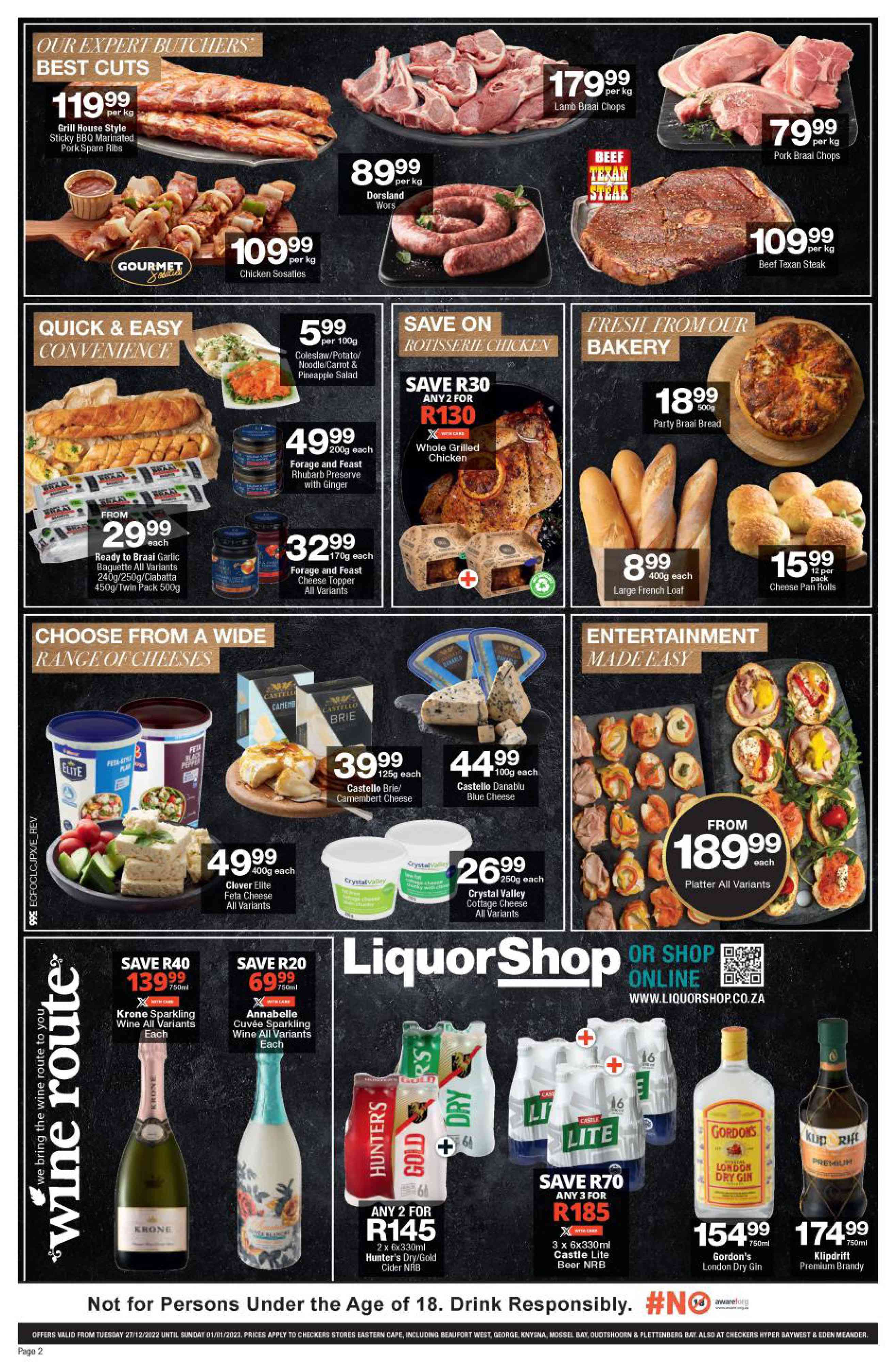 Checkers Eastern Cape : Celebrate The New Year (27 December 2022 - 1 ...