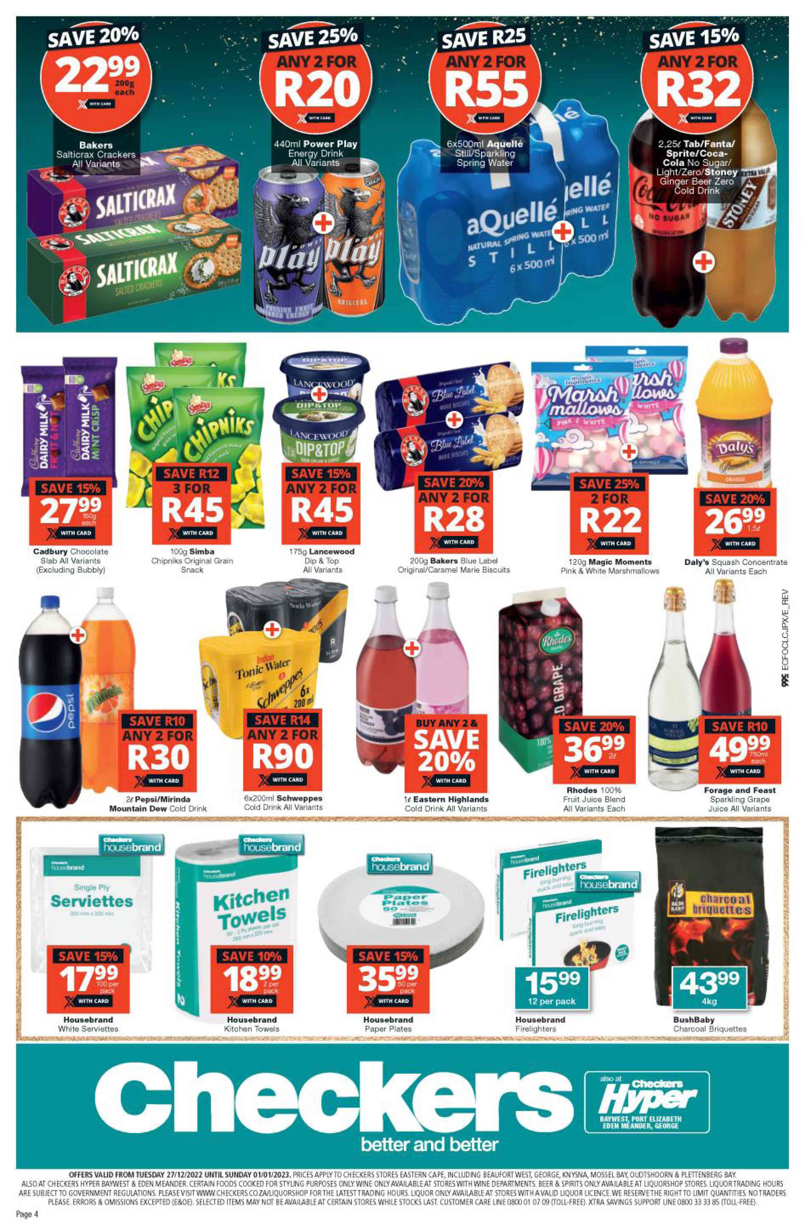 Checkers Eastern Cape : Celebrate The New Year (27 December 2022 - 1 ...