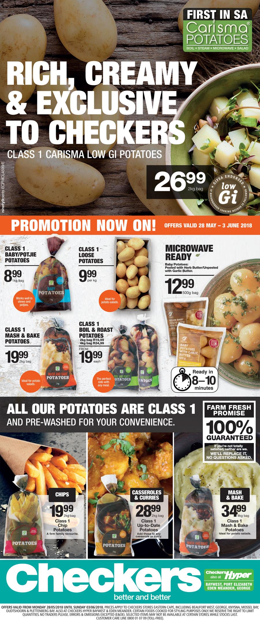 Checkers Eastern Cape : Potato Promotion (28 May - 03 Jun 2018) — m ...
