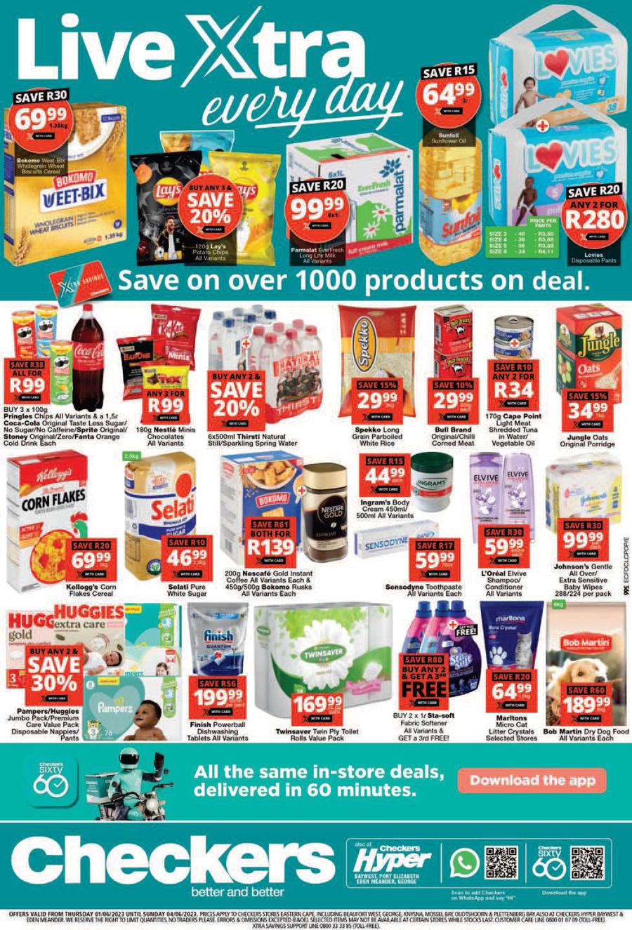 Checkers Eastern Cape : Live Xtra Every Day (1 June - 4 June 2023) — m ...