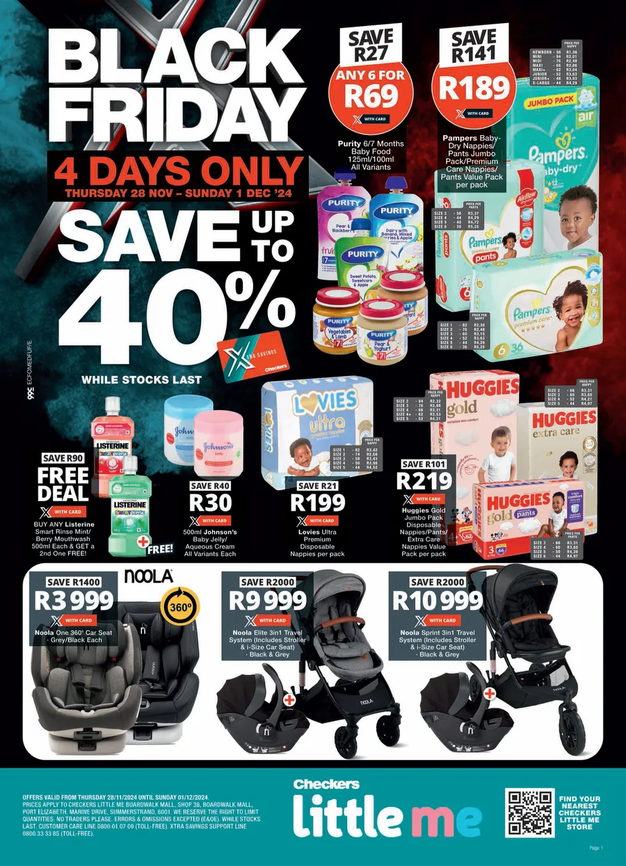 Checkers Eastern Cape : Little Me Black Friday (28 November - 01 ...