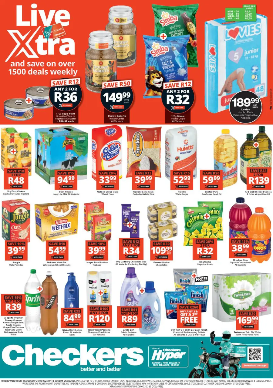 Checkers Eastern Cape : Live Xtra (21 August - 25 August 2024) — m ...