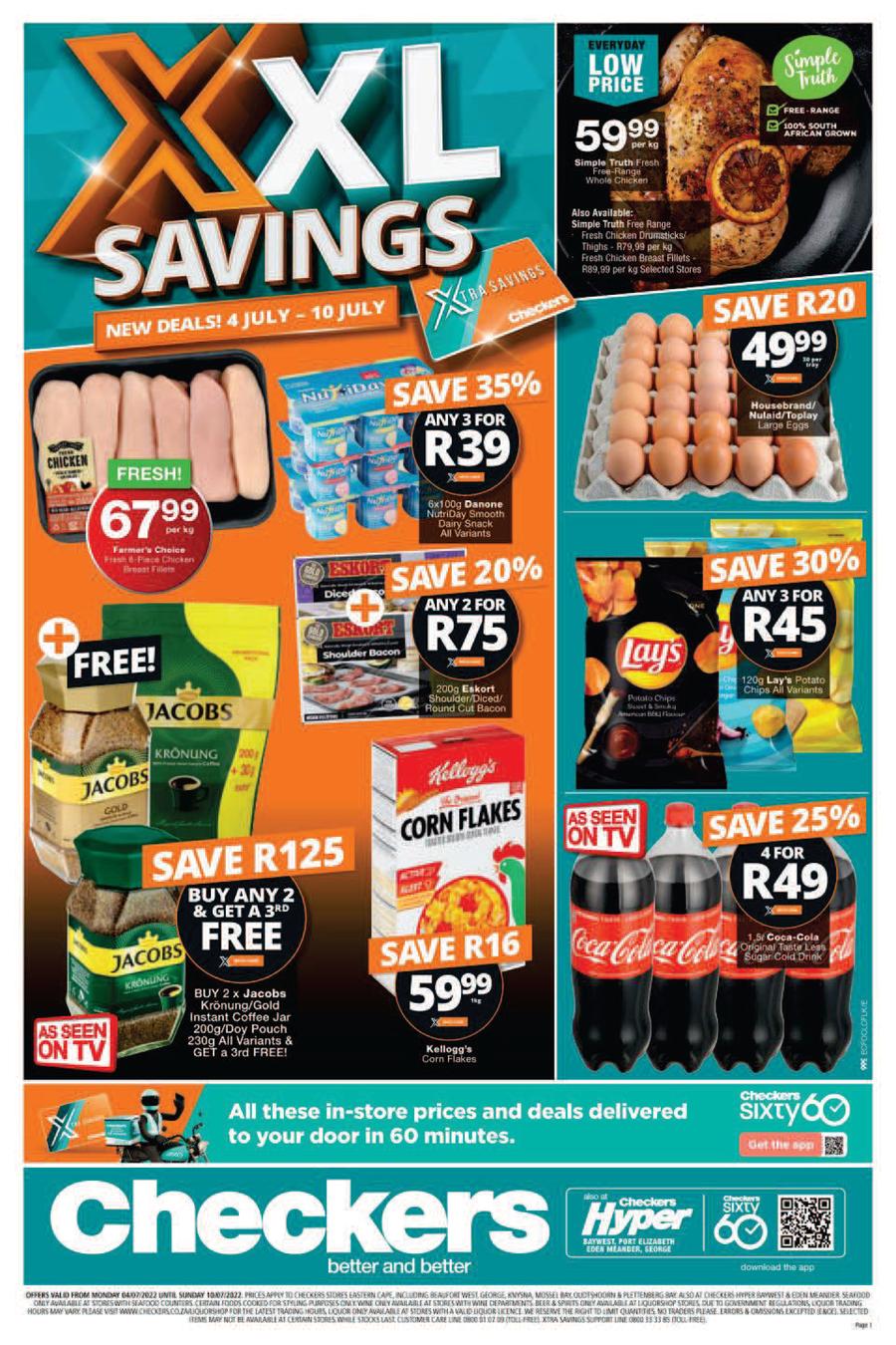 Checkers Eastern Cape : XXL Savings (4 July - 10 July 2022) — m.guzzle ...