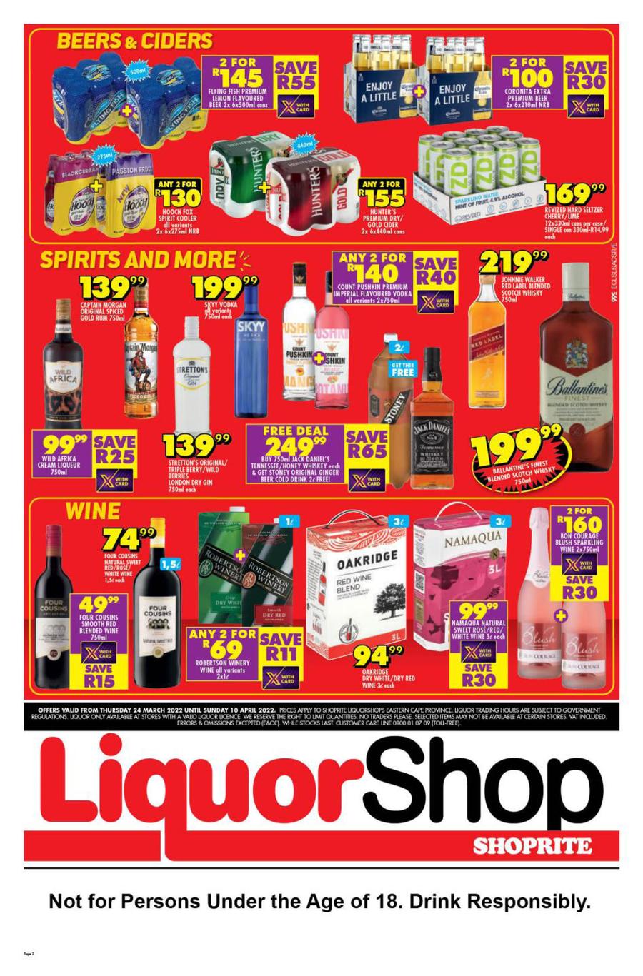 Shoprite Liquor Eastern Cape : Celebrate Anything & Everything (24 ...