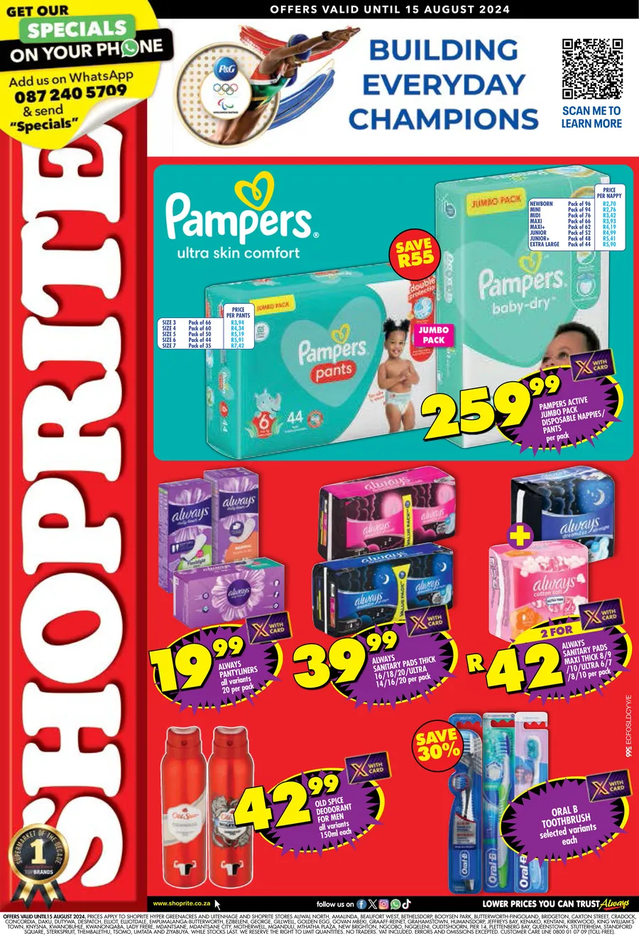 Shoprite Eastern Cape : Building Everyday Champions (1 August - 15 ...