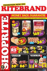 Shoprite Eastern Cape : Ritebrand (21 September - 25 September 2022 ...