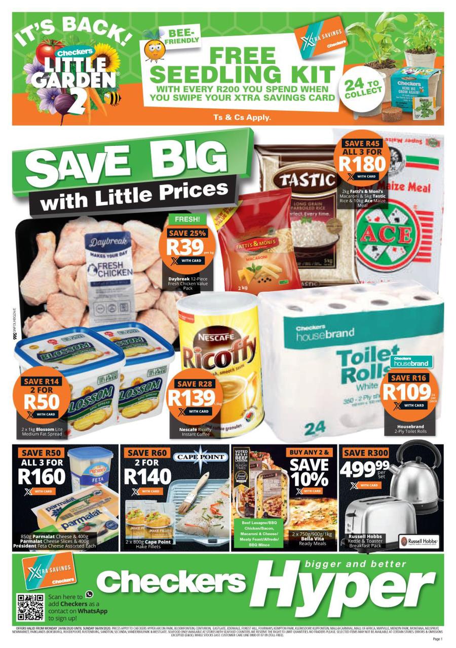 Checkers Hyper Gauteng : Save Big With Little Prices (24 August - 06 ...