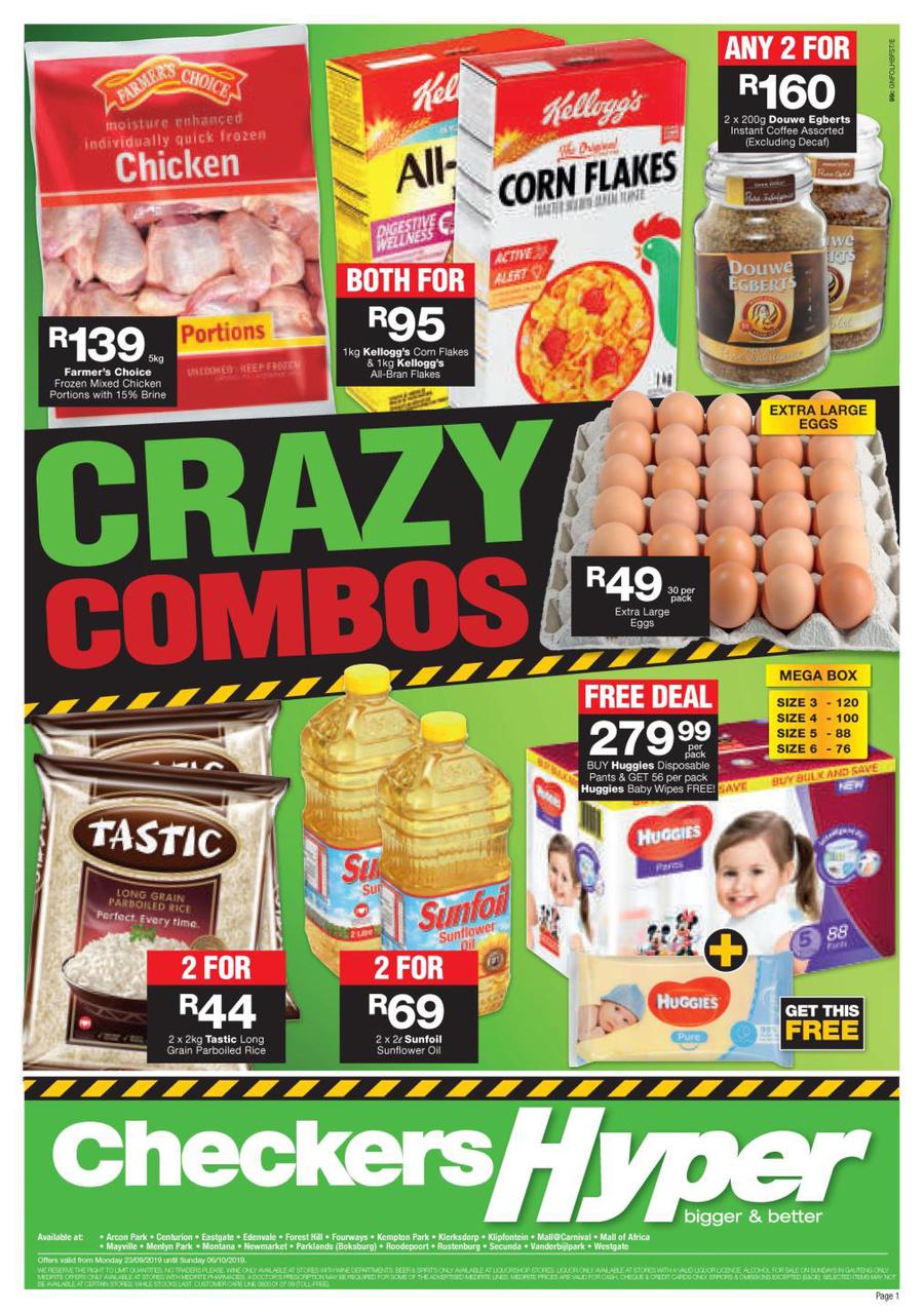 Checkers Hyper Gauteng : Specials (23 Sep - 06 Oct 2019) — m.guzzle.co.za