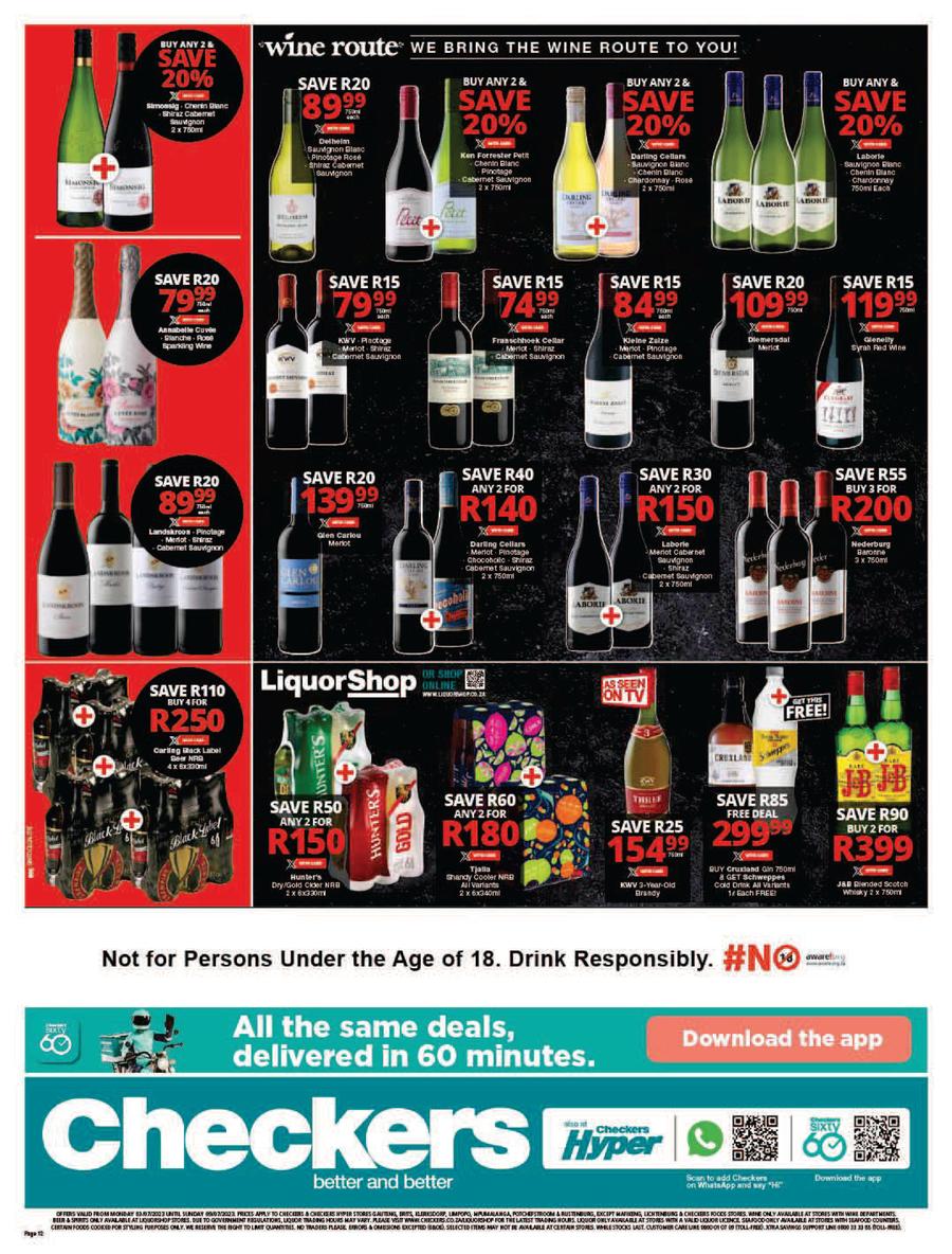 Checkers Gauteng, Brits, Klerksdorp, Limpopo, Mpumalanga, North West ...