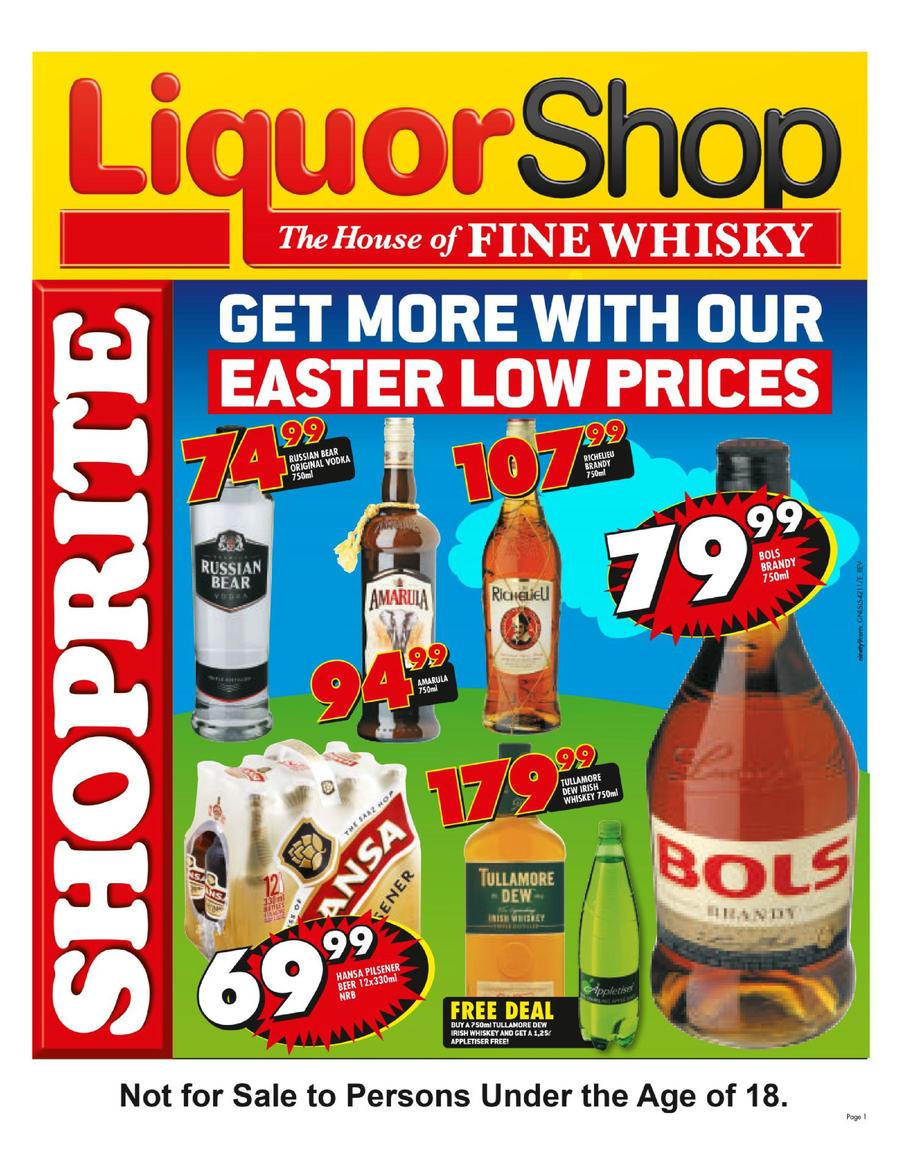 Shoprite : Liquor Shop (23 Mar - 06 Apr 2015) — m.guzzle.co.za