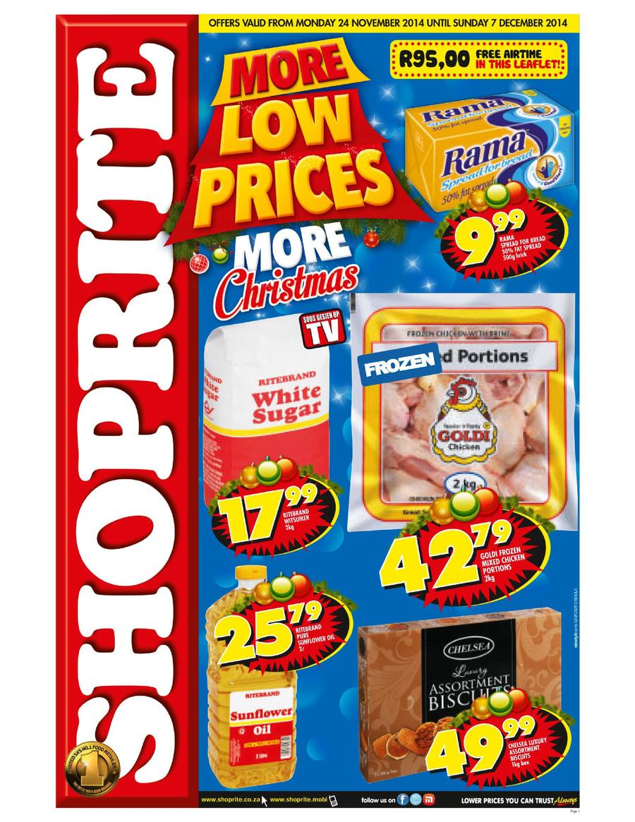 Shoprite : More Low Prices ( 24 Nov - 07 Dec 2014 ) — m.guzzle.co.za