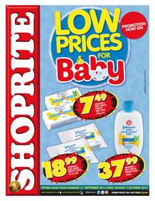 Shoprite : Low Prices for Baby (21 Sep - 04 Oct 2015) — www.guzzle.co.za