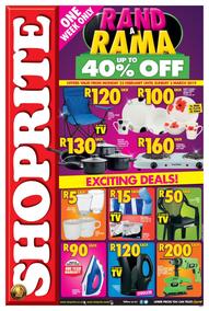 Shoprite Gauteng, Mpumalanga, Limpopo & North West : Rand A Rama (25 ...