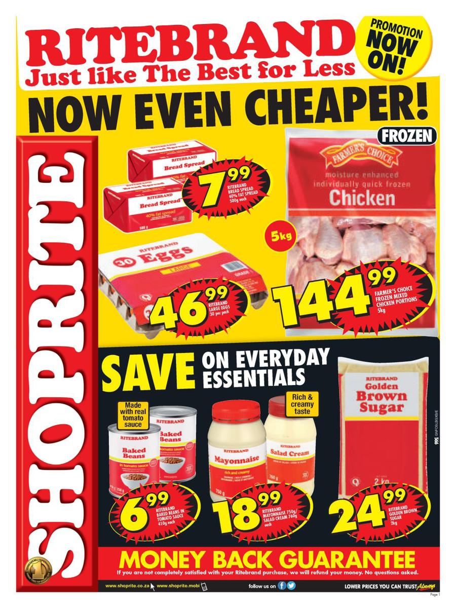 Shoprite Gauteng,Limpopo,Mpumalanga,Free State & North West : Ritebrand ...