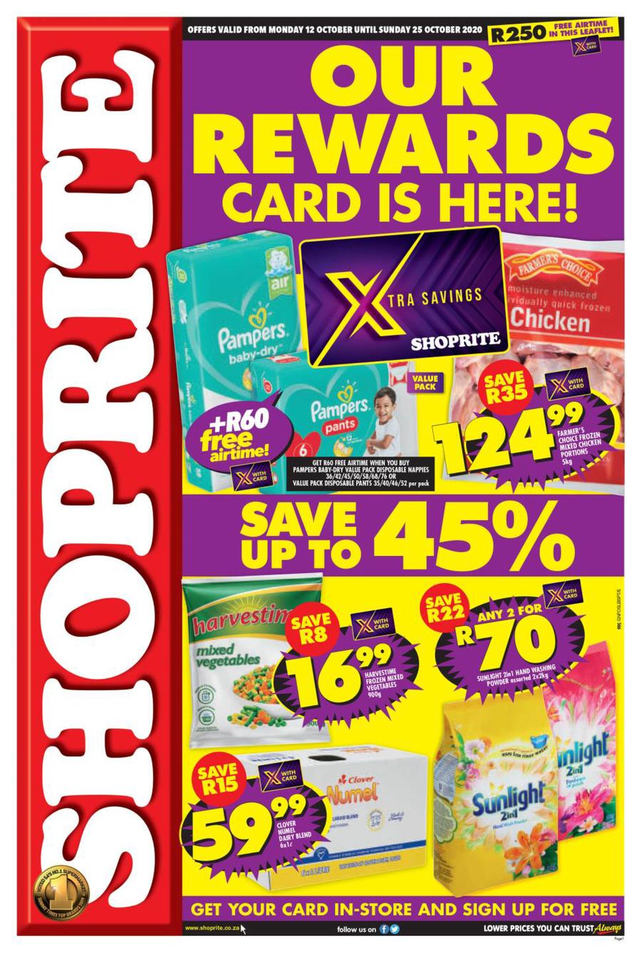 Shoprite Gauteng, Mpumalanga, North West & Limpopo : Our Rewards Card ...