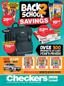 Checkers : Back To School Promotion (31 Dec - 27 Jan 2019) — www.guzzle ...
