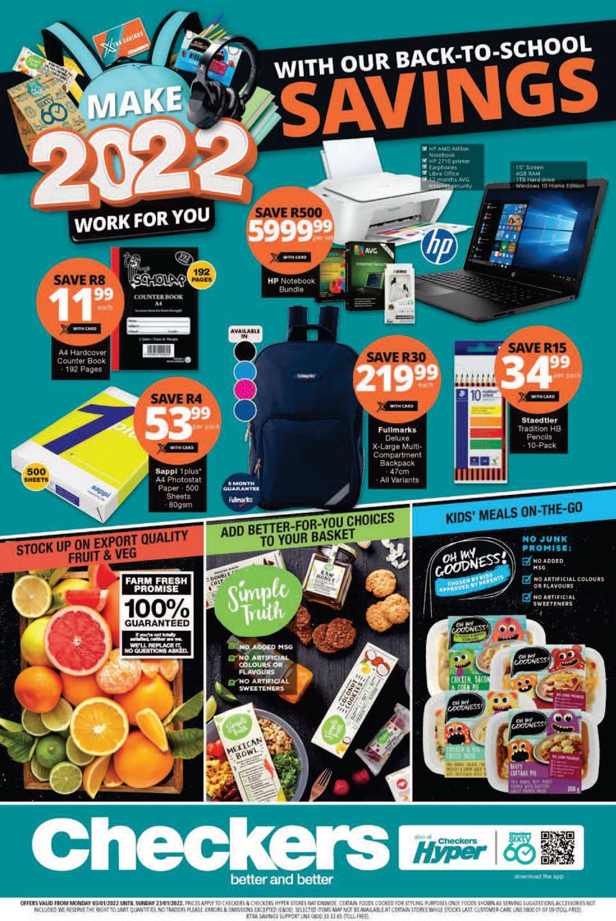 Checkers Kwa-Zulu Natal : Make 2022 Work For You (3 January - 23 ...