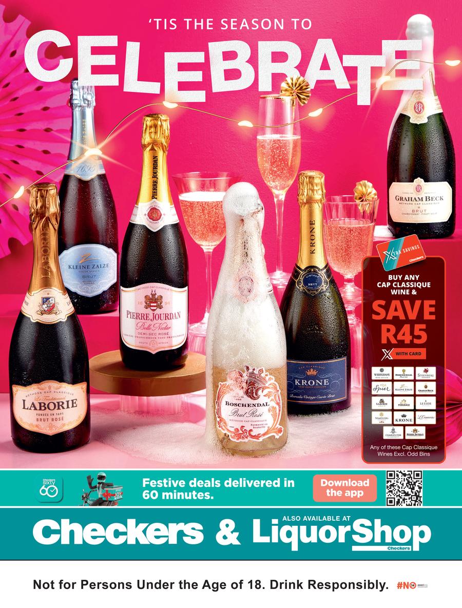 Checkers Liquor : 'Tis The Season To Celebrate (11 December - 26 ...