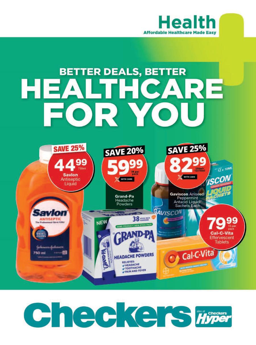 Checkers : Medirite (24 October - 6 November 2022) — m.guzzle.co.za