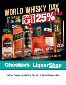 Checkers Western Cape : World Whisky Day Specials (12 May - 19 May 2019 ...