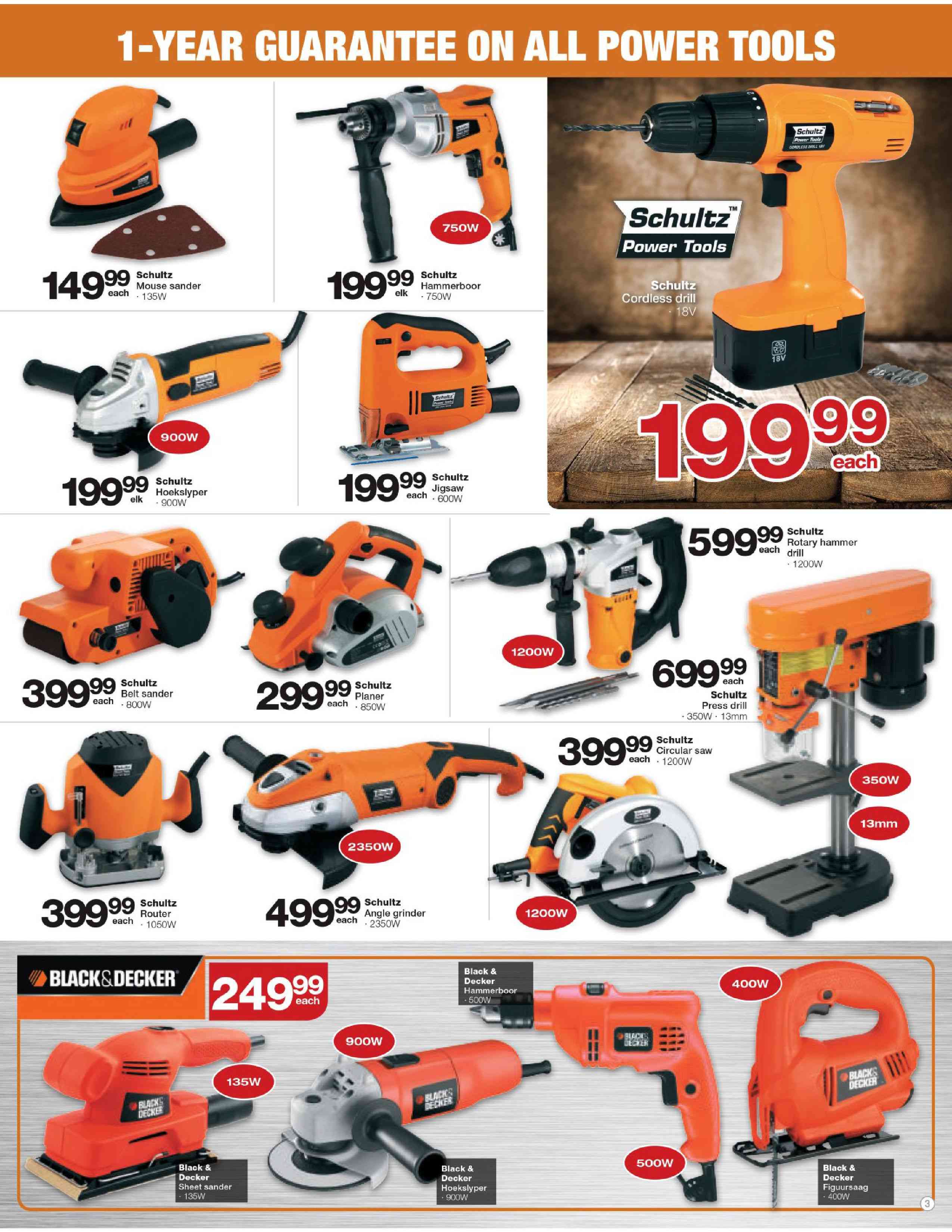 Special Schultz 18V Cordless Drill — www.guzzle.co.za