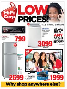 HiFi Corp : Low Prices (26 Apr - 2 May 2016) — www.guzzle.co.za