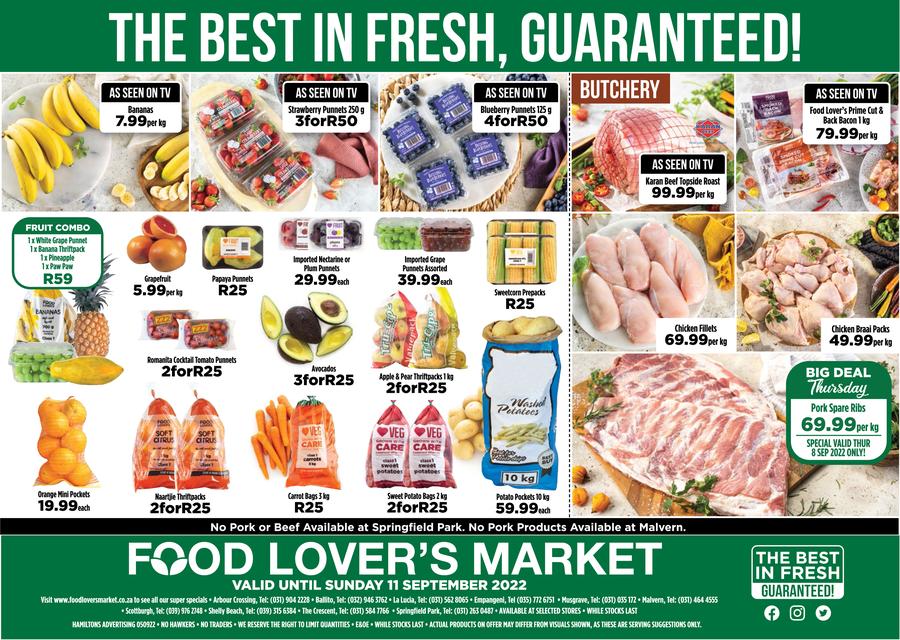 Food Lover's Market KwaZulu-Natal : The Best In Fresh, Guaranteed (5 ...