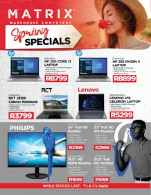 Matrix Warehouse Computers : Spring Specials (01 September - 30 ...