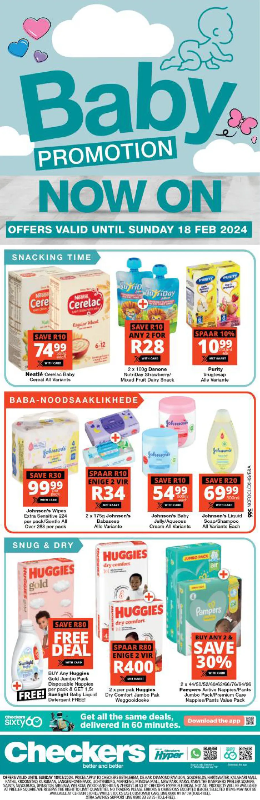 Checkers Northern Cape : Baby Promotion (14 February - 18 February 2024 ...