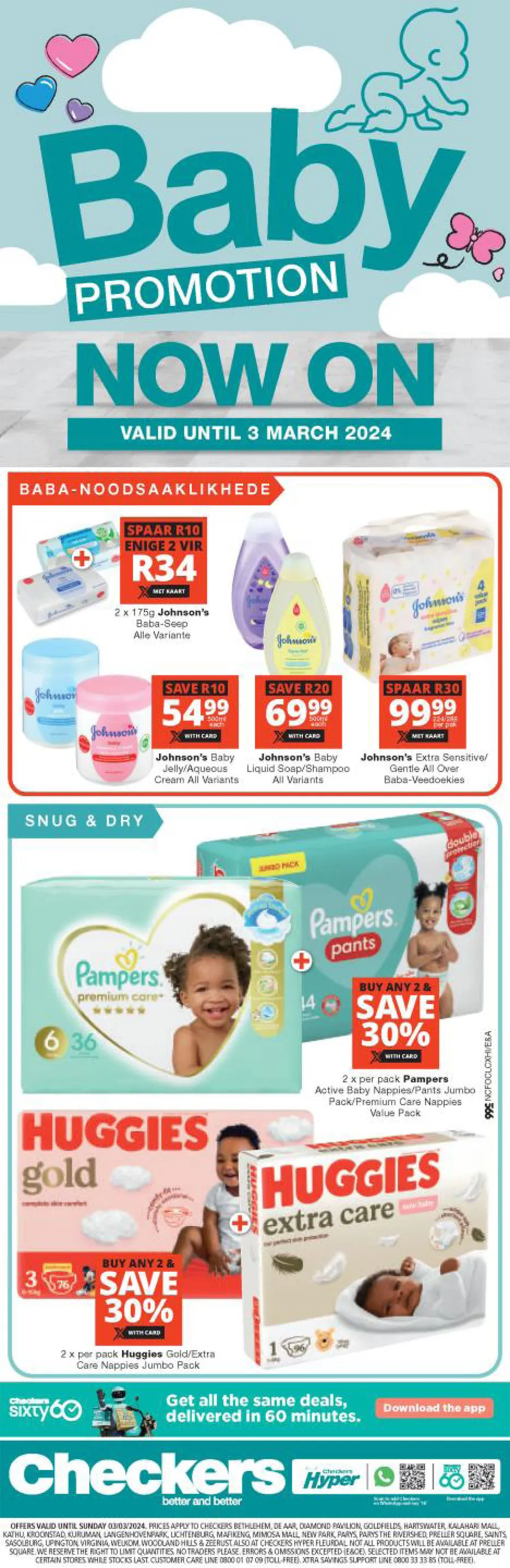 Checkers Northern Cape : Baby Promotion (29 February - 03 March 2024 ...
