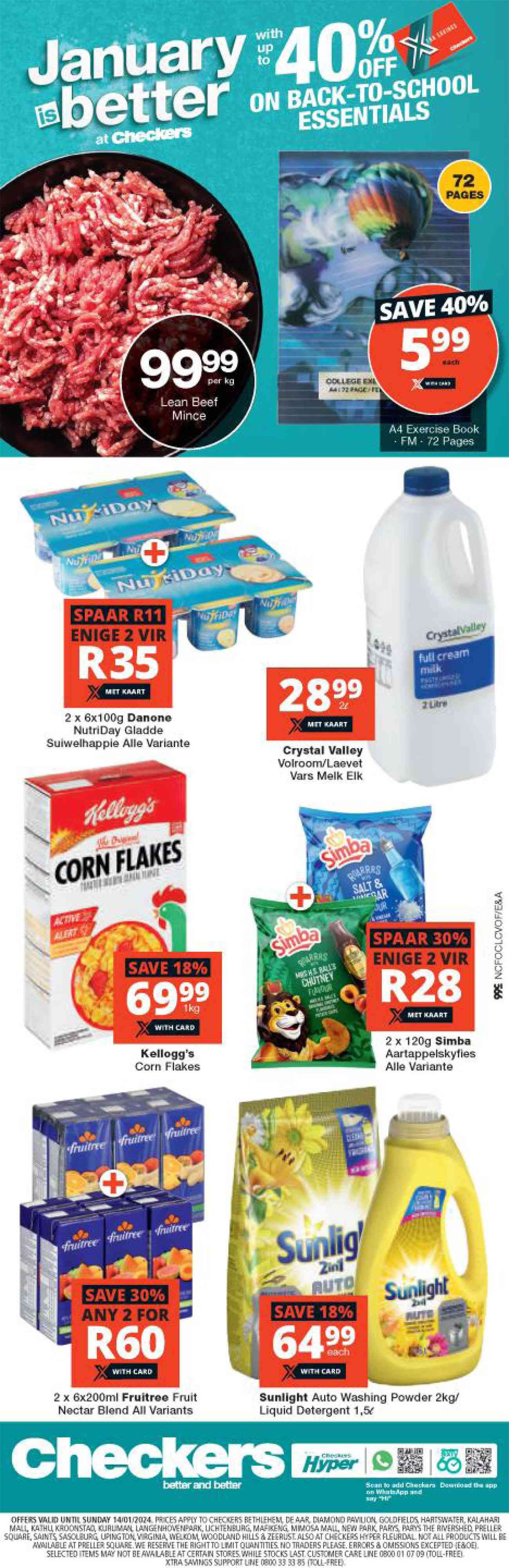 Checkers Northern Cape : January Savings (11 January - 14 January 2024 ...