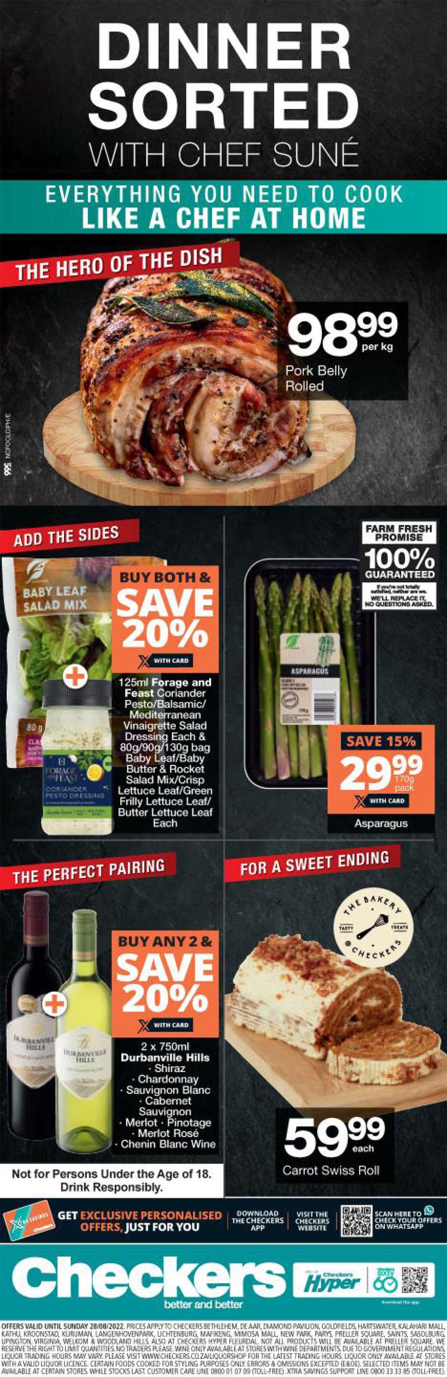 Checkers Northern Cape : Dinner Sorted (25 August - 28 August 2022) — m ...