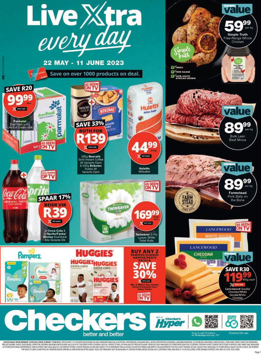 Checkers Northern Cape : Live Xtra Every Day (22 May - 11 June 2023 ...