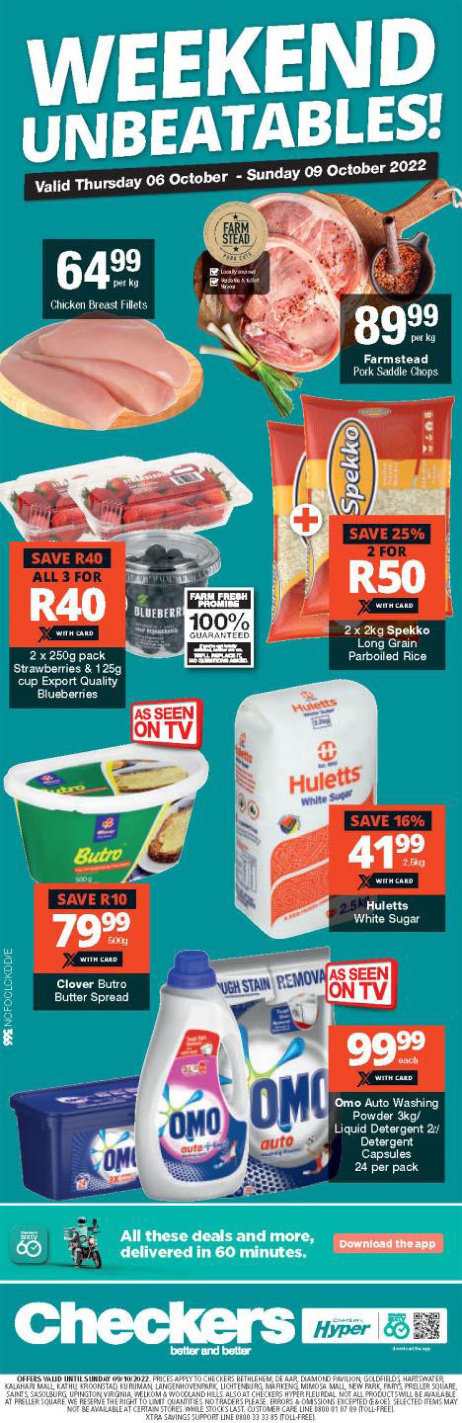 Checkers Northern Cape : Weekend Unbeatables (6 October - 9 October ...