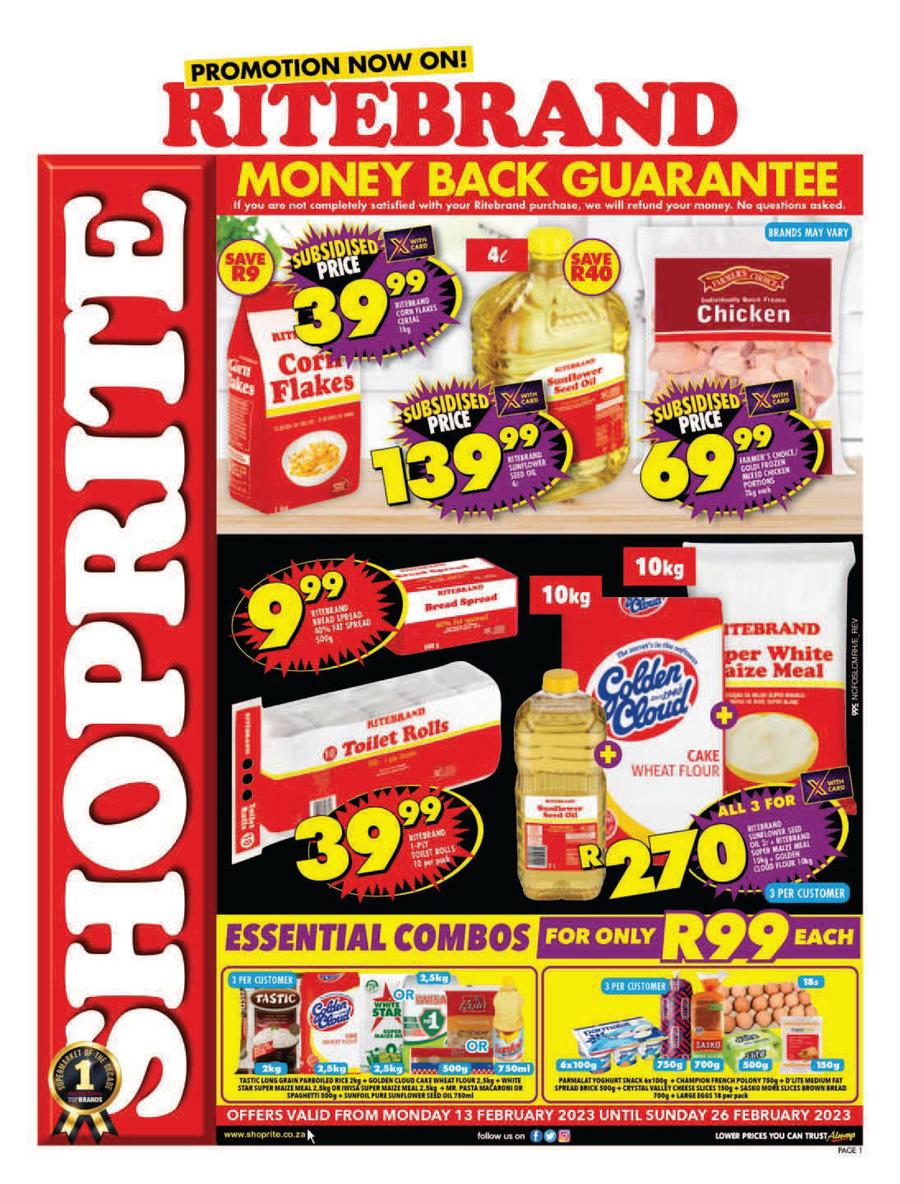 Shoprite Northern Cape & Free State : Ritebrand (13 February - 26 ...