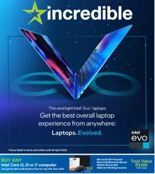 Incredible Connection : Laptops. Evolved. (14 April - 30 April 2023 ...