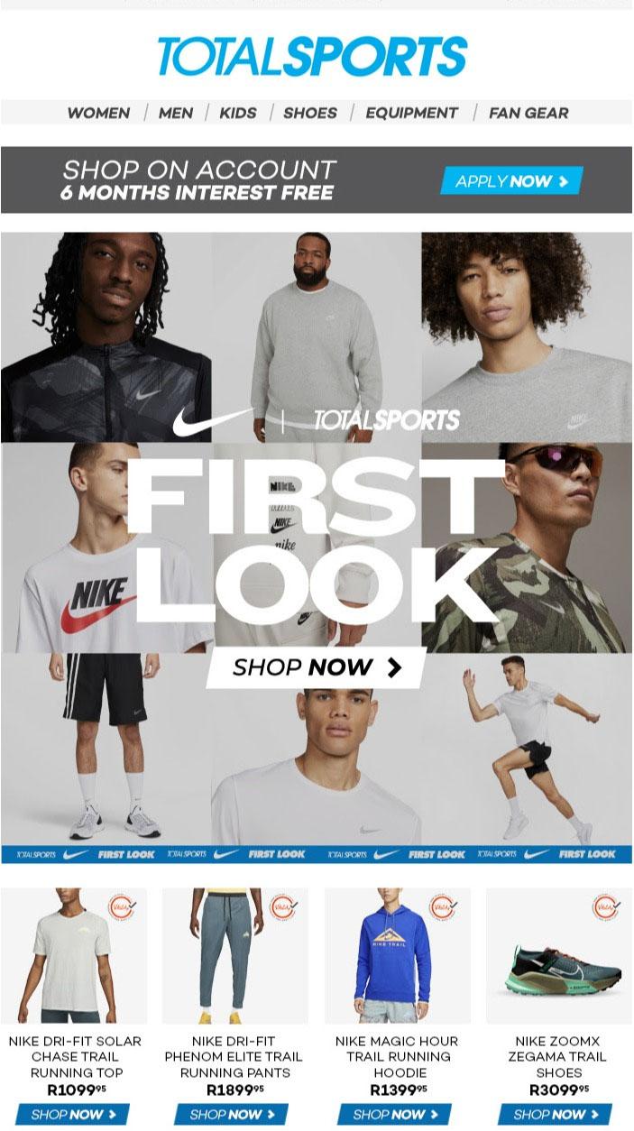 Total Sports : First Look (Request Valid Date From Retailer) — m.guzzle ...