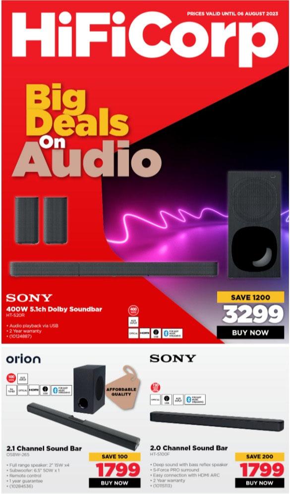 HiFi Corp : Big Deals On Audio (26 July - 06 August 2023) — m.guzzle.co.za