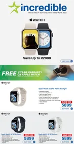 Incredible Connection : Save Up To R2000 On Apple Watches (22 February ...
