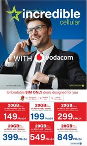 Incredible Connection : Incredible Cellular With Vodacom (11 May - 06 ...