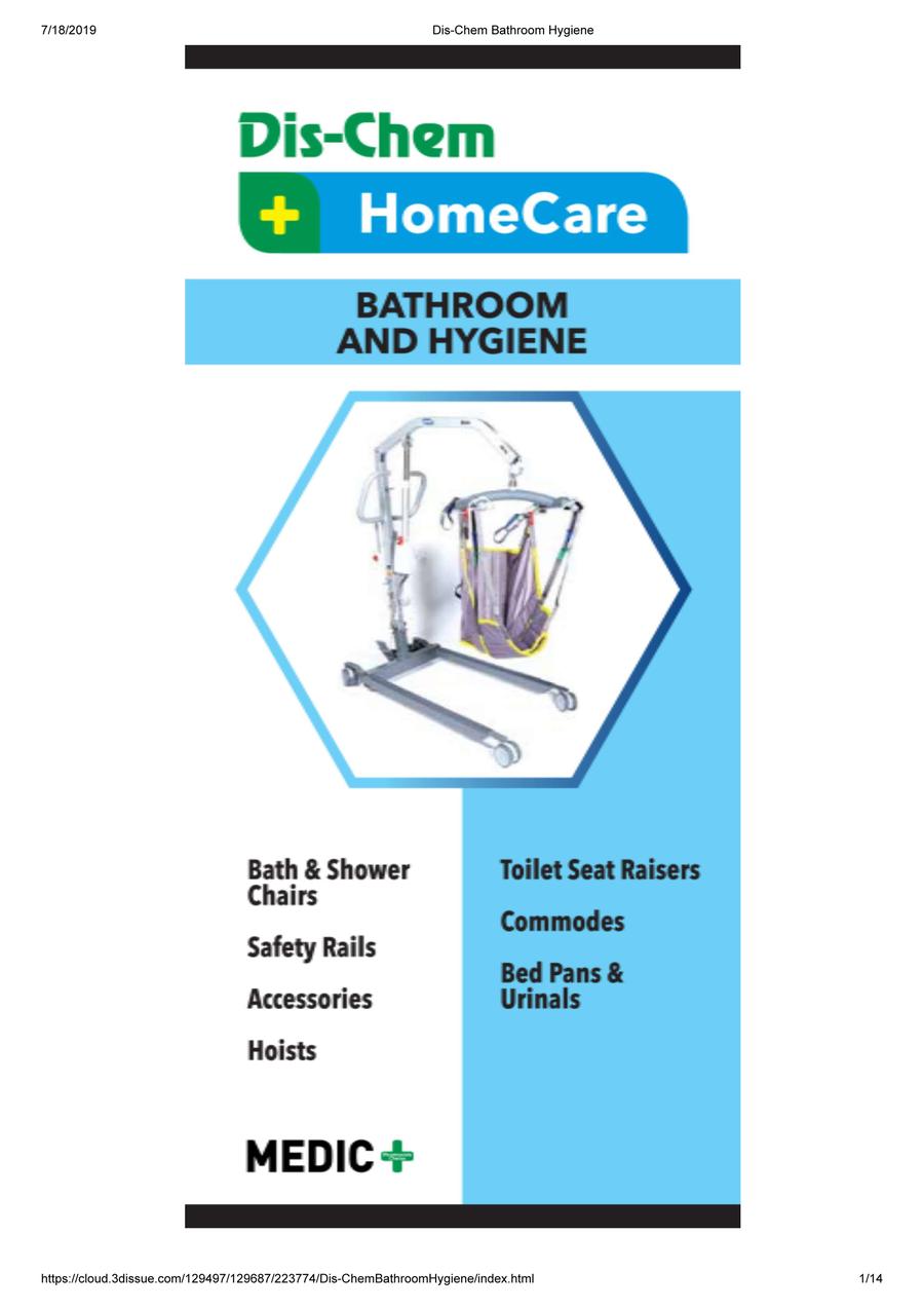 Dis-Chem : Bathroom And Hygiene (18 Jul - 31 Jul 2019) — m.guzzle.co.za