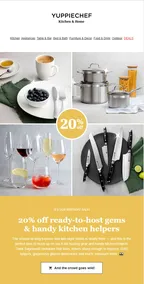 Yuppiechef : 20% Off Ready To Host Gems (Request Valid Date From Retailer) — www.guzzle.co.za