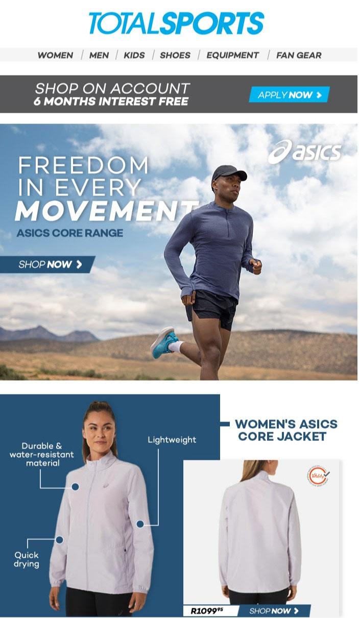 Total Sports : Freedom In Every Movement (Request Valid Date From ...