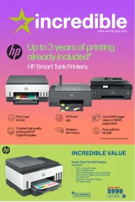 Incredible Connection : HP Smart Tank Printers (25 August - 06 ...
