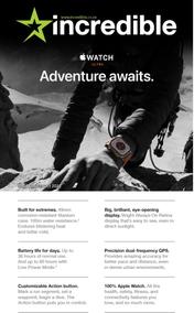 Incredible Connection : Apple Watch Ultra. Adventure Awaits (30 ...