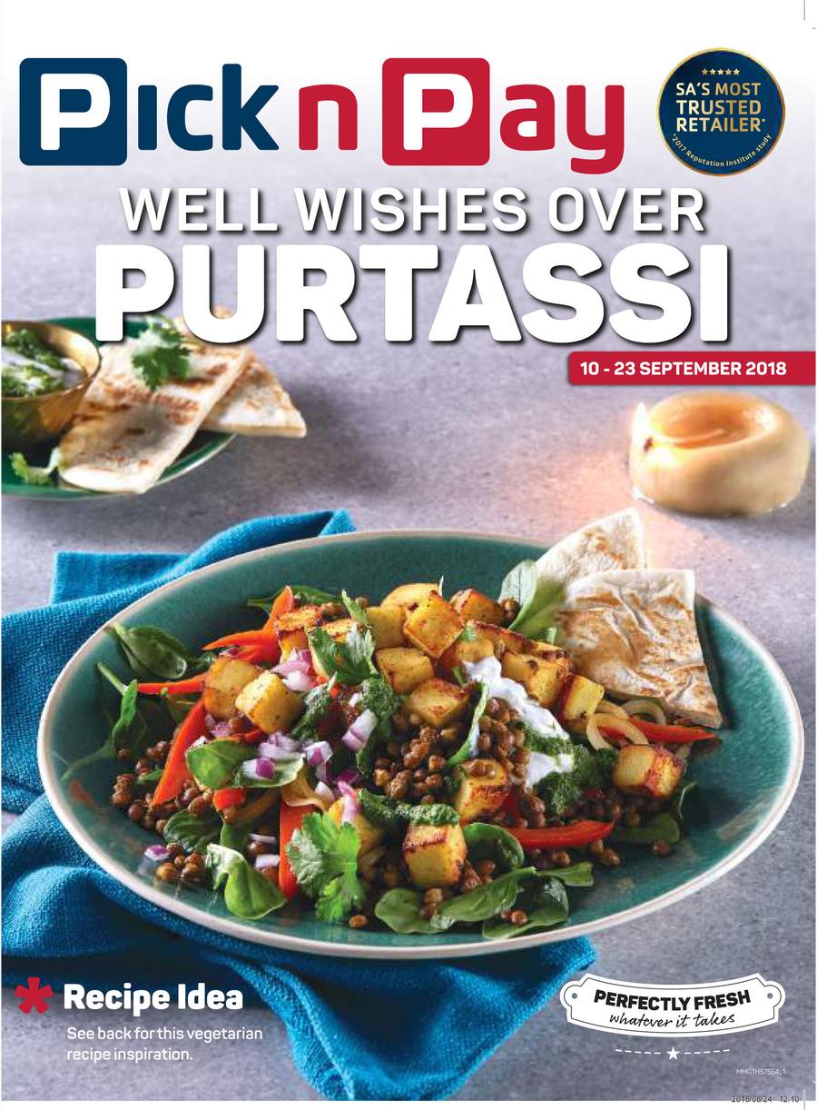 Pick n Pay : Well Wishes Over Purtassi (10 Sep - 23 Sep 2018) — m ...